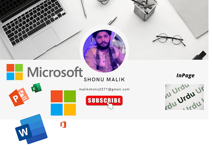 Do microsoft office word, excel and powerpoint and inpage by ...