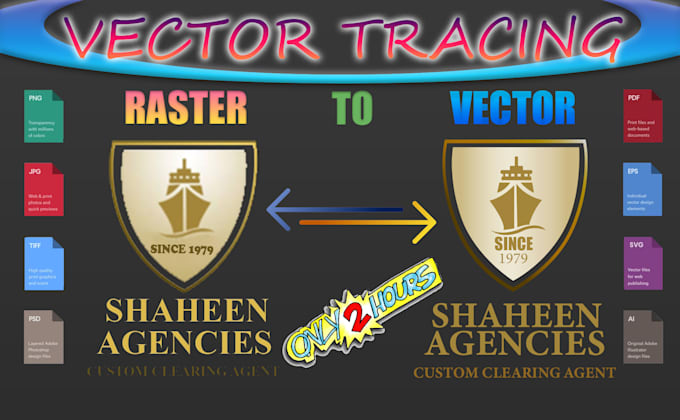 Convert your low resolution image or existing logo to vector by ...