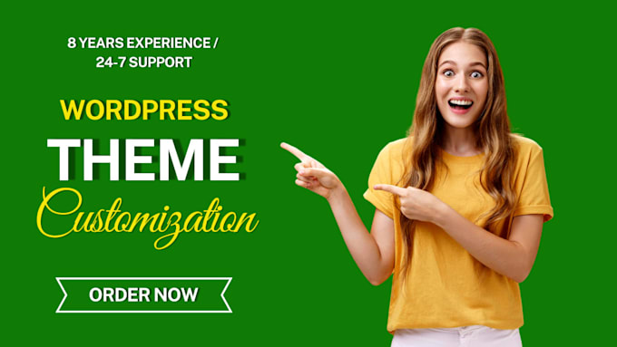 Customize wordpress theme, fix errors, edit template by Arsalansaleem25 ...
