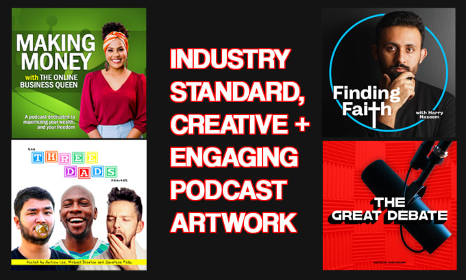 Design professional, eyecatching podcast artwork and covers by ...