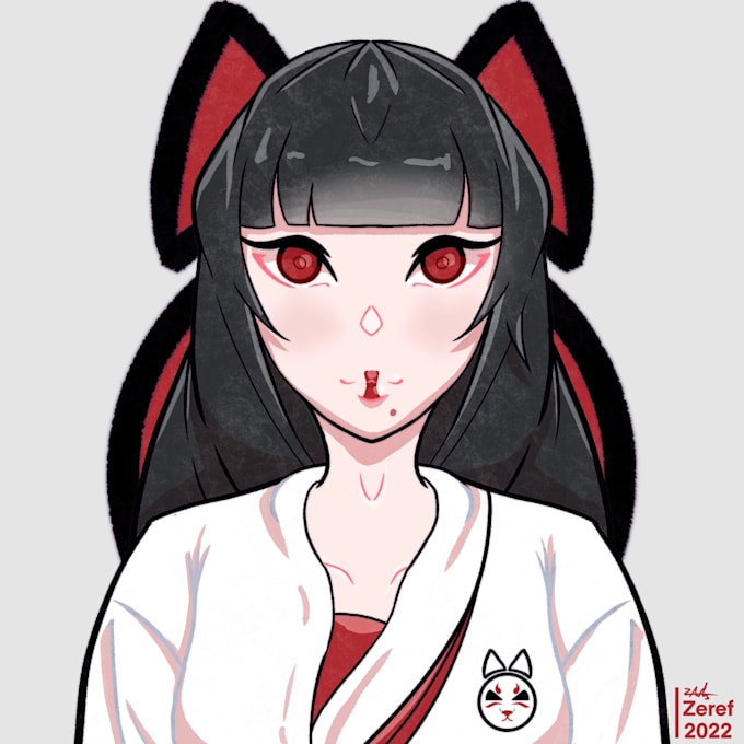 Do a simple front view drawing of your favorite character by Zeref_arts ...