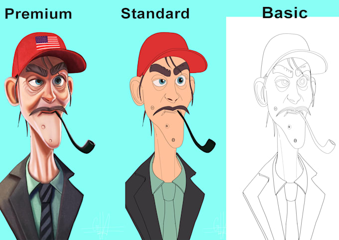 Draw cartoon, mascot,2d character design, or 2d cartoon by ...