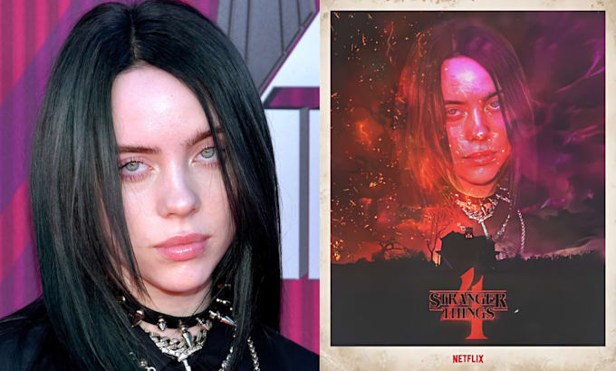 Make you a custom stranger things s4 poster for cheap by Mohit367 | Fiverr