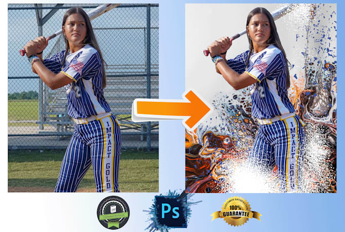Do sports photoediting for you by Sarajay785 | Fiverr