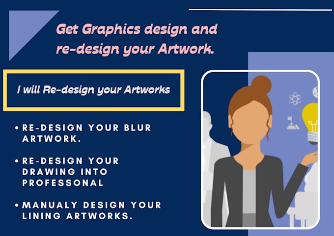 Redesign your unshaped artwork into creative form by Singhannoy01 | Fiverr