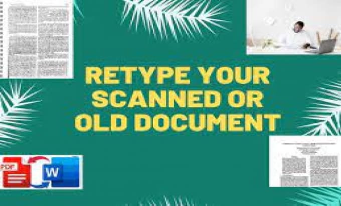 Do typing, retyping scanned documents by Heerchaudhary1 | Fiverr Do typing, retyping scanned documents by Heerchaudhary1 | Fiverr