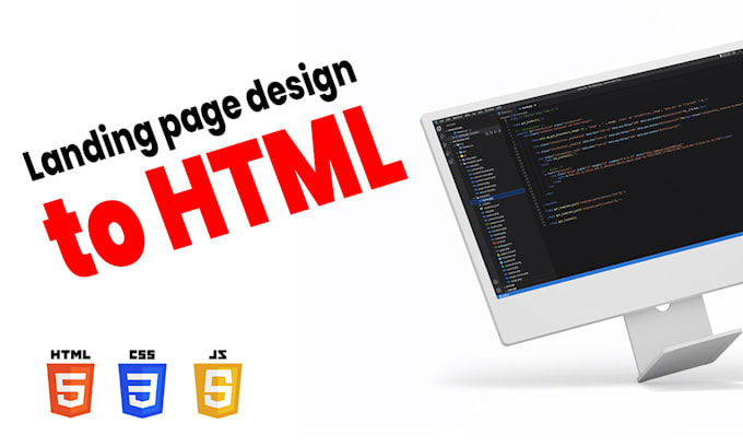 Develop your landing page design into working html by Thedigitalguyuk ...