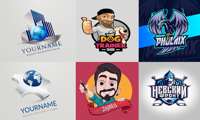 Design modern business mascot and cartoonish logo for you by ...