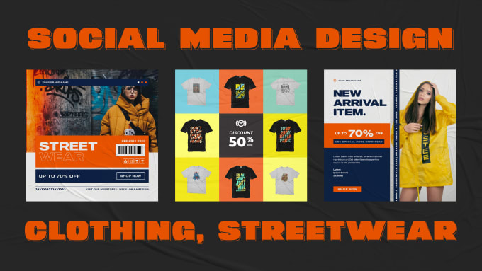 Create social media post design for clothing brand by Jodiiswara | Fiverr