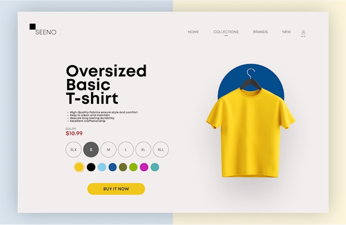 Design your product ui website by Ali_s_taha | Fiverr