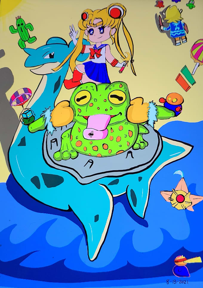 Draw your oc, anime, random, portrait, comic cartoon charaters in ...