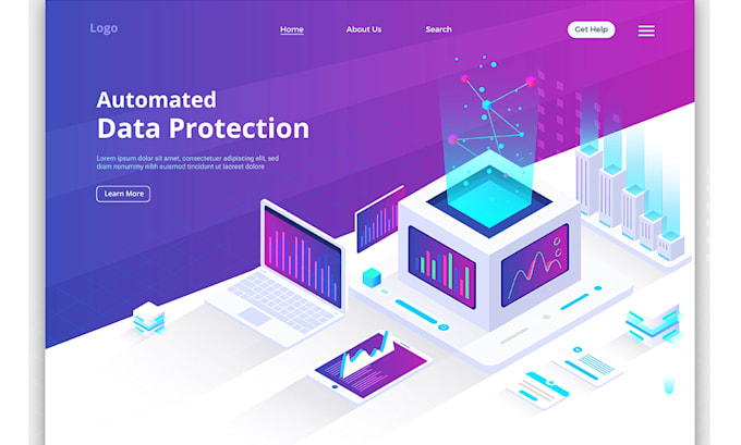 Design isometric vector illustration for web by Jasim2k9k | Fiverr