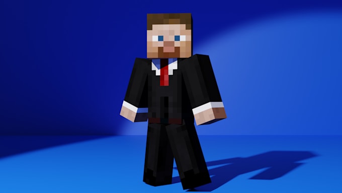 Make a minecraft character render for you by Henskyboi | Fiverr
