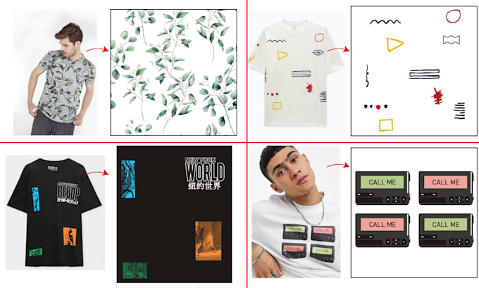 Trace designs for your clothing brand by M_alii0404 | Fiverr