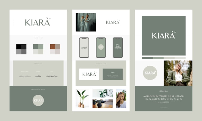 Design aesthetic minimal, signature logo branding kit by Rashed117 | Fiverr