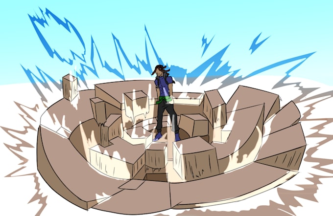 Create 2d character animation frame by frame anime style by Fhitsdraws ...