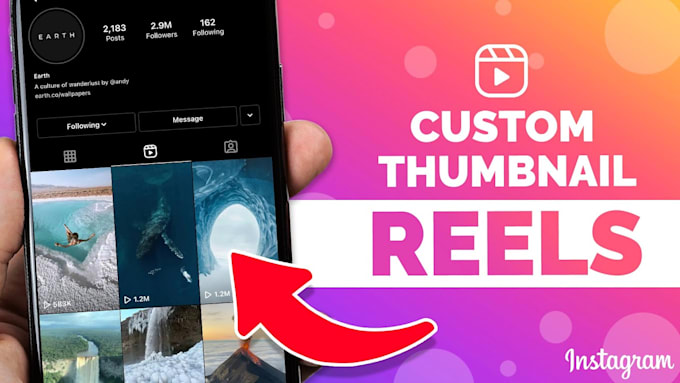 Design a professional instagram reel thumbnail for you by Maro_art | Fiverr