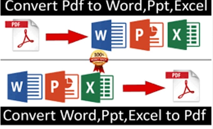 Convert the pdf to word, excel, ppt by Muskaan316 | Fiverr