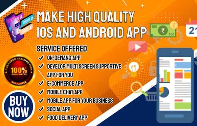 Create mobile apps ios and android applications by Haris_naveed885 | Fiverr