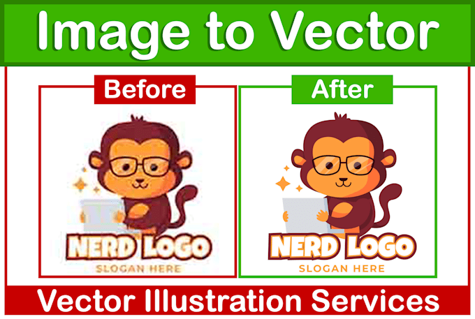 Vector tracing, convert logo to vector by Uacreator | Fiverr