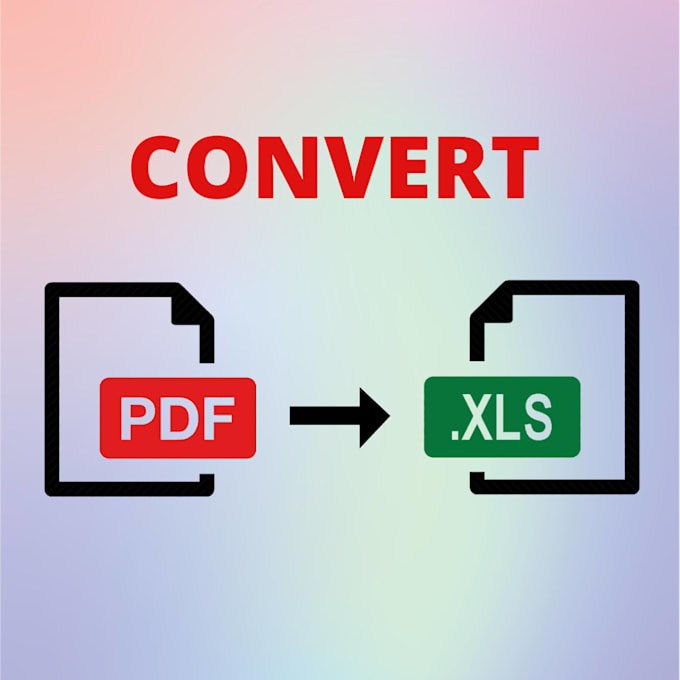 Convert pdf to excel by Zahraakbarali | Fiverr