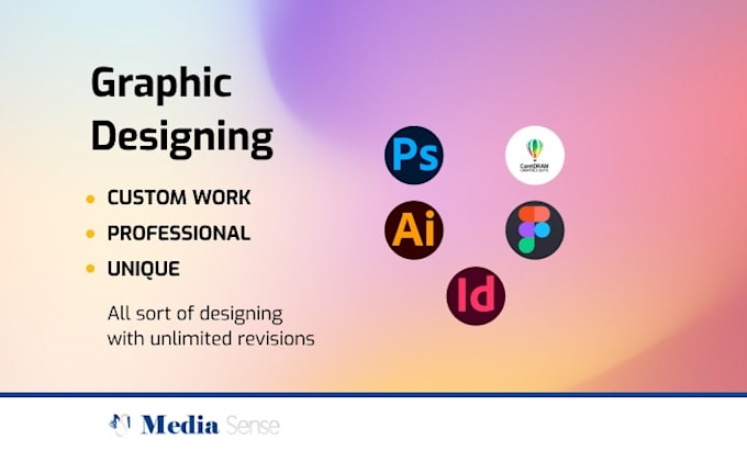 Be your professional quality graphic designer by Mediasensellp | Fiverr