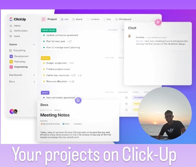 Set up your projects on click up by Davidgranado269 | Fiverr