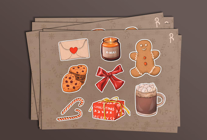 Create custom sticker design by Pollyneus | Fiverr