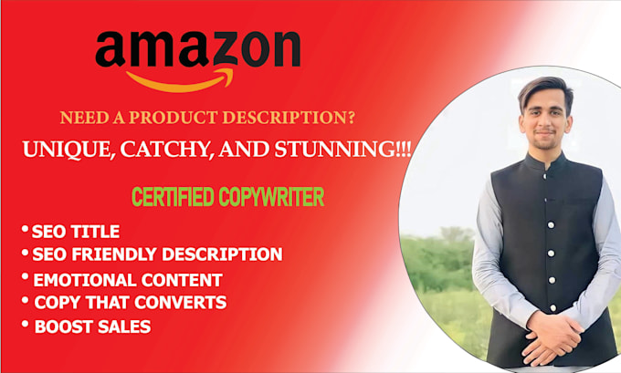 Write stunning amazon product listing description copywriting by ... Write stunning amazon product listing description copywriting by ...