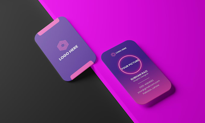 Prfessionally design a stylish and luxury name card for you by ...