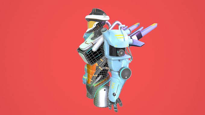 Create nft art and crypto art robot rogue society by Goodonly | Fiverr