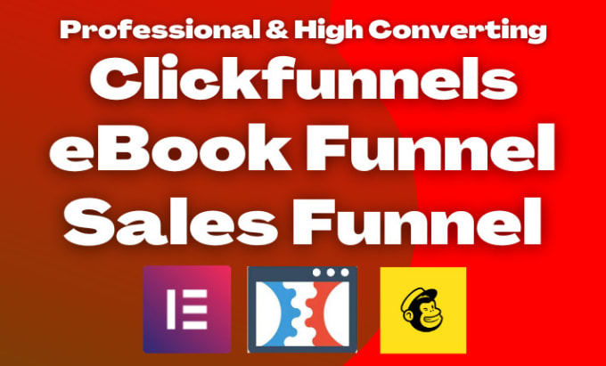 Build high converting ebook selling funnel in clickfunnels, gohighlevel, systeme by ...