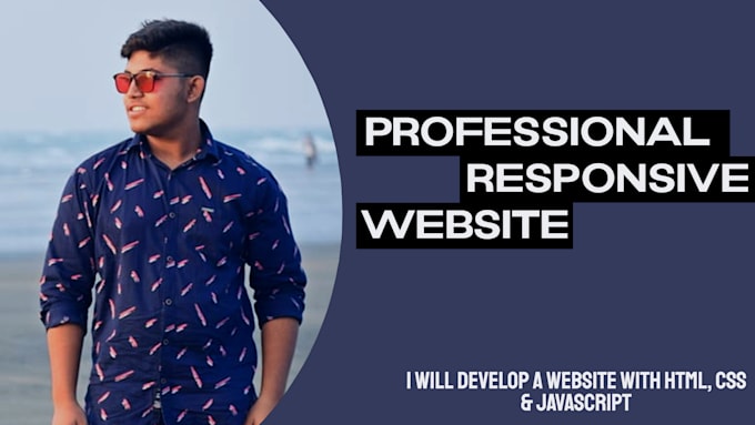 Create a professional responsive website in html css javascript by ...