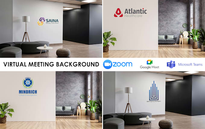 Create personalized zoom or online meeting backgrounds by Zafranonline ...