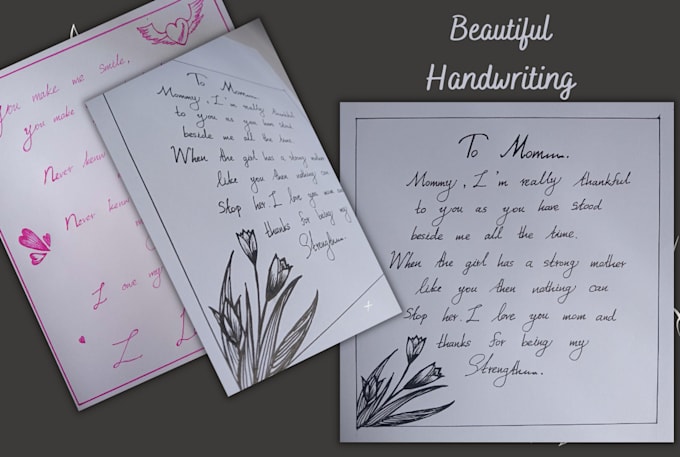 Write your notes manually with beautiful handwriting and simple ...