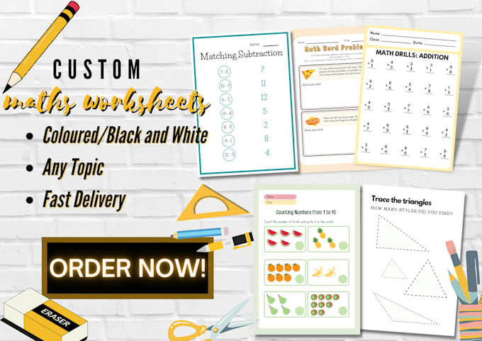Design custom maths worksheets, exam papers and quizzes for any grade ...
