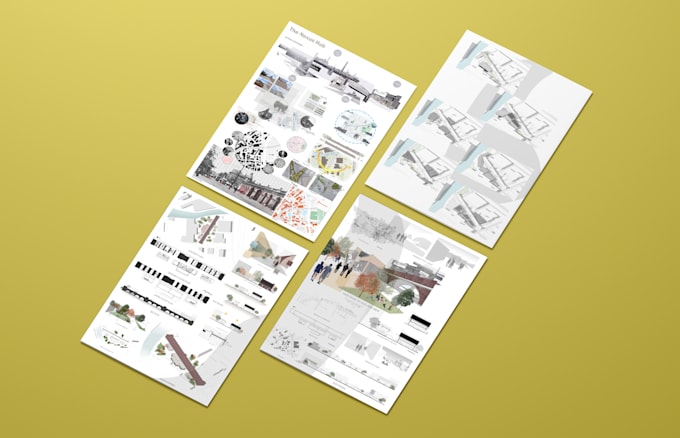 Design impressive architecture presentation board and poster by Zunaira ...