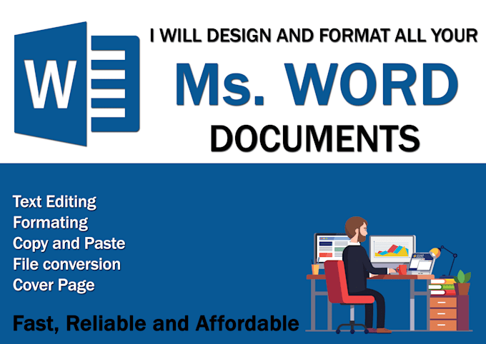 Design and format your ms word documents by Solwiseofficial | Fiverr