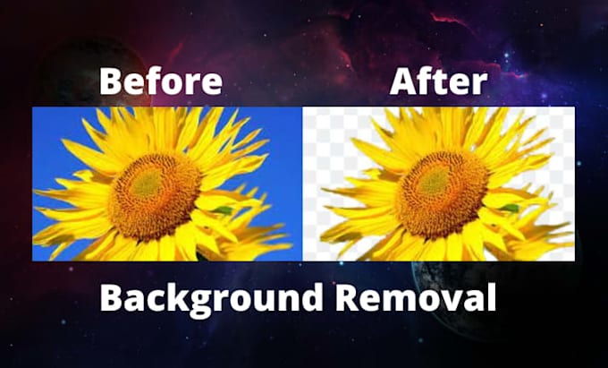 Do image processing like background removal or adding a new surround by ...