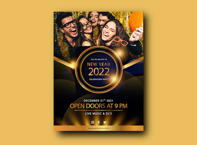 Design creative event poster and invitation card by Anitafida97 | Fiverr