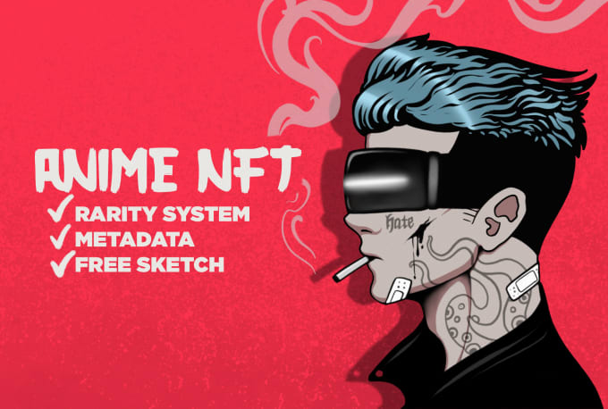 Design anime character nft collection with 100, 1k, 10k nfts by ...