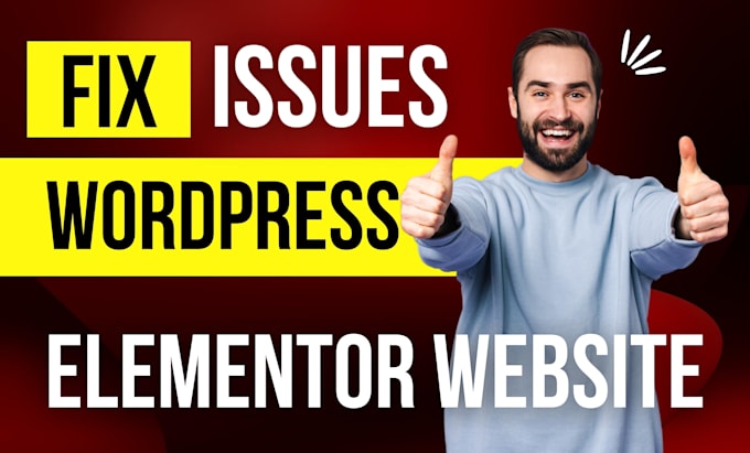 Fix elementor website issues, wordpress, html, css, and woocomerce bugs by Znworld | Fiverr