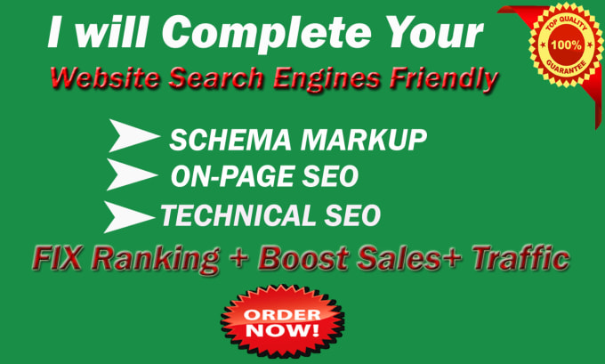 Setup schema markup, structured data, rich snippet and onpage seo ... Setup schema markup, structured data, rich snippet and onpage seo ...
