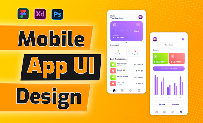Design mobile app ui ux design in figma by Bhavik_gondha | Fiverr