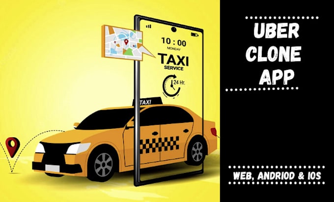 Crear la aplicación uber clon, la aplicación de taxi, la aplicación ...