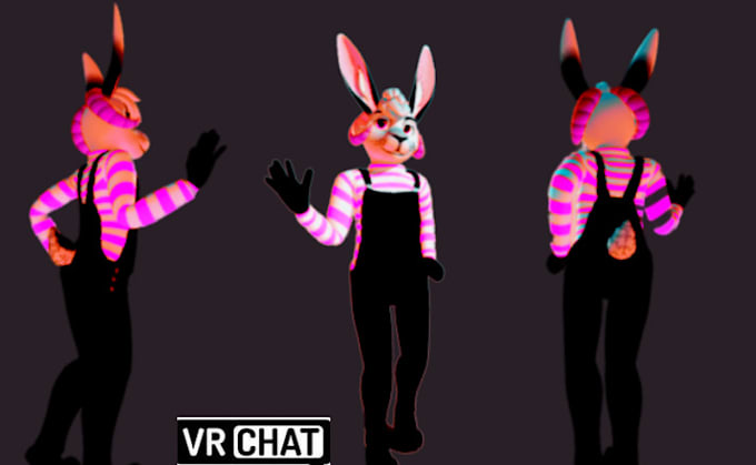 Create custom 3d model for vrchat and vtuber by Avatar_exp121 | Fiverr