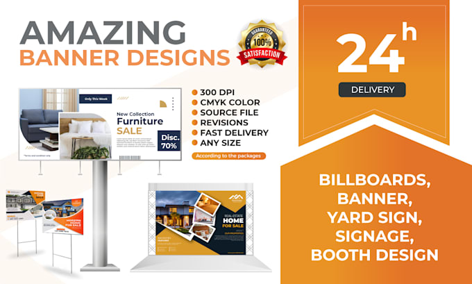 Design a billboard, signage, signboard and booth design by ...