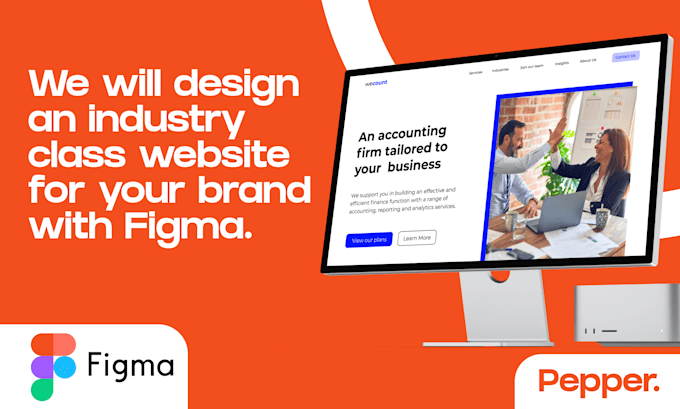 Design a industry class website for your brand using figma by Pepper ...