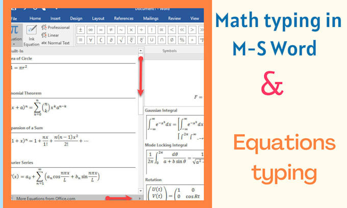 Professional maths typing in microsoft word by Aadrishrehan | Fiverr