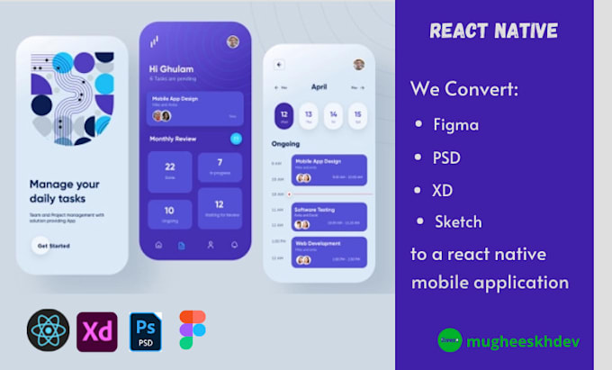 Convert your figma, psd, xd, sketch design to react native by ...